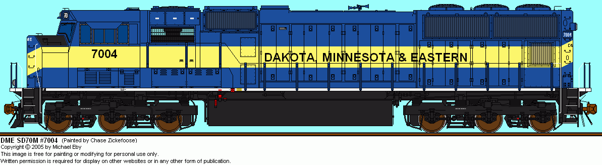 DME SD70M #7004